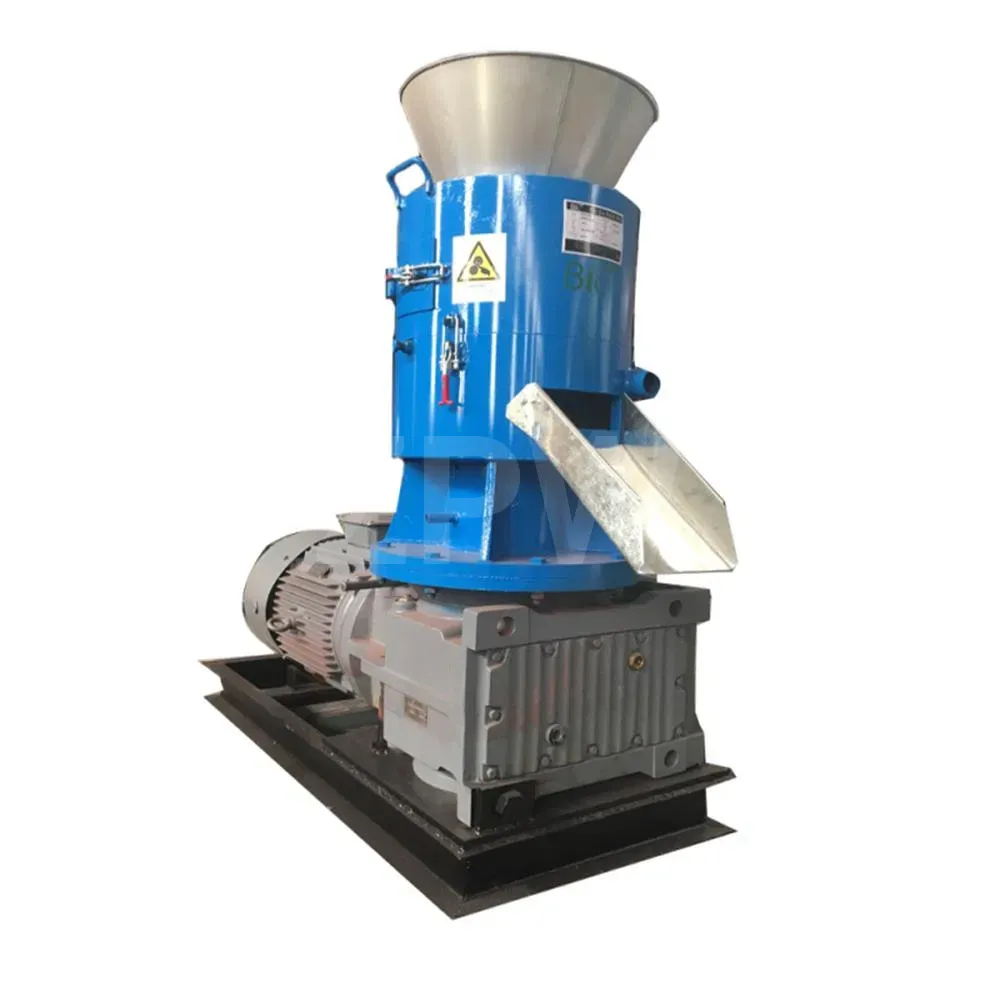 High-Efficiency 300 Flat Die Pellet Press for Wood Pellet Production