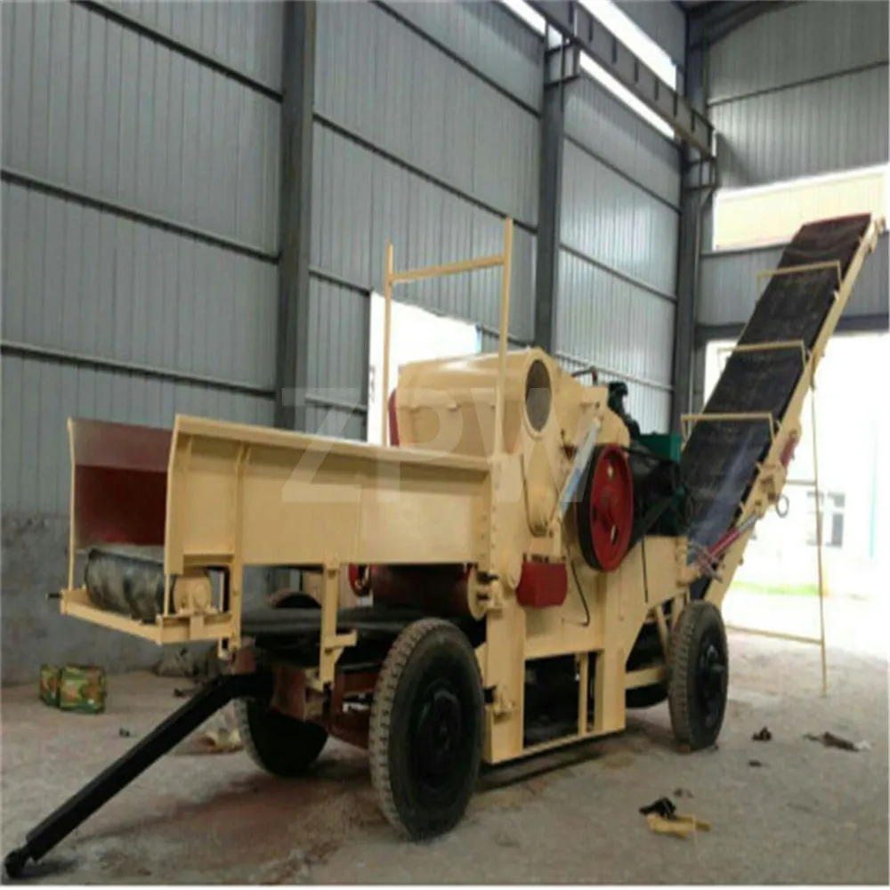 Efficient Wooden Crusher & Wood Chipper for Forestry Waste & Tree Logs ...