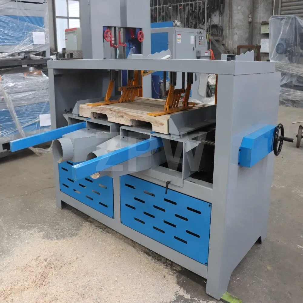 Efficient Wooden Pallet Stringer Notcher & Grooving Cutting Machine for ...