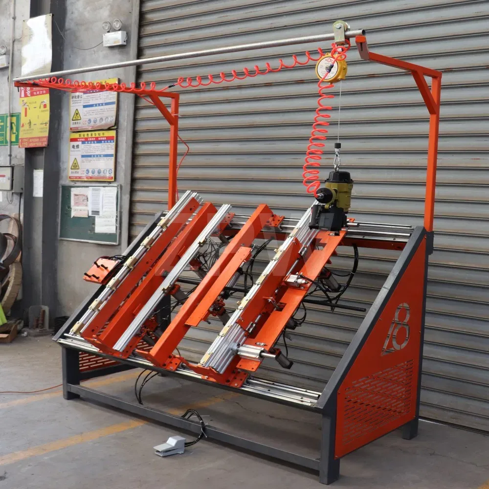 Wooden Pallet Pneumatic Nailing Machine European Pallet Nailer