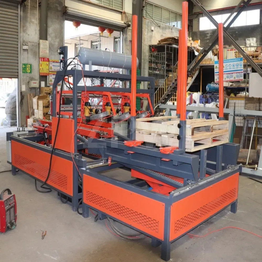 American/Euro Pallet Assembly Nailer Wood Pallet Nailing Machine