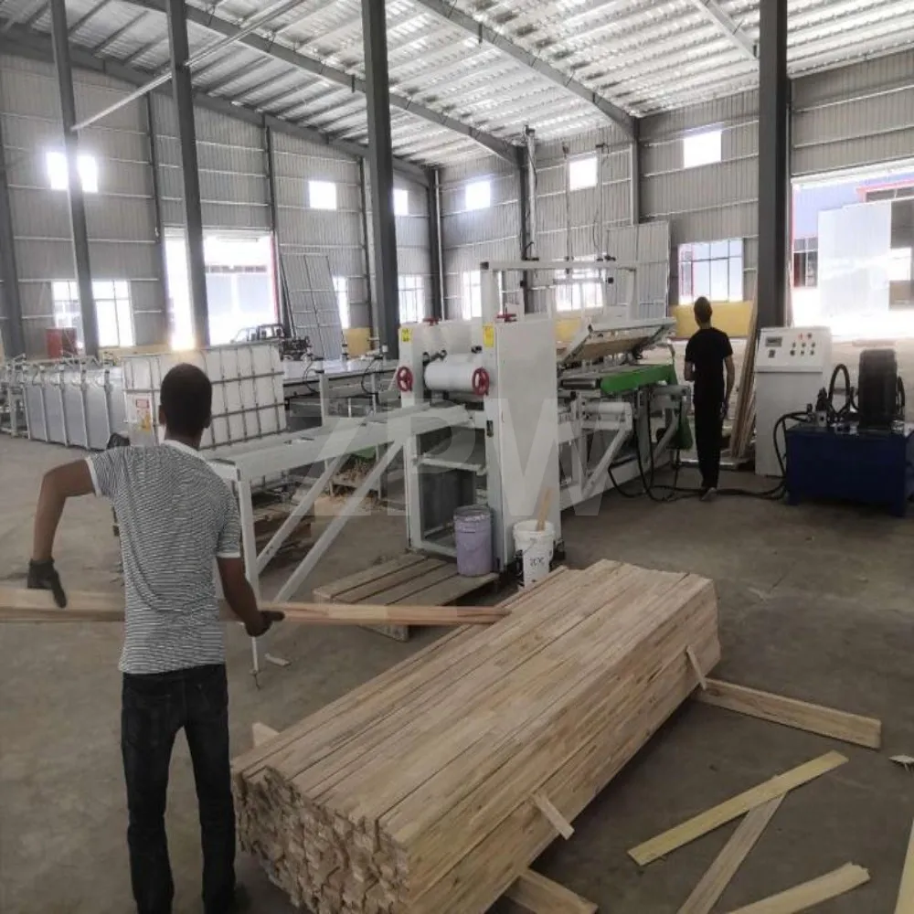 High-Efficiency Auto Edge Gluing Press for Finger Joint Board Production