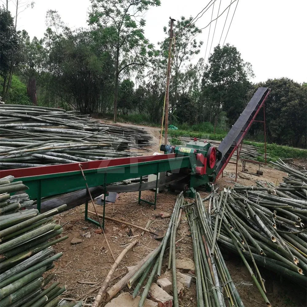 Mobile Diesel Drum Chipper Machine for Efficient Wood & Bamboo Chipping