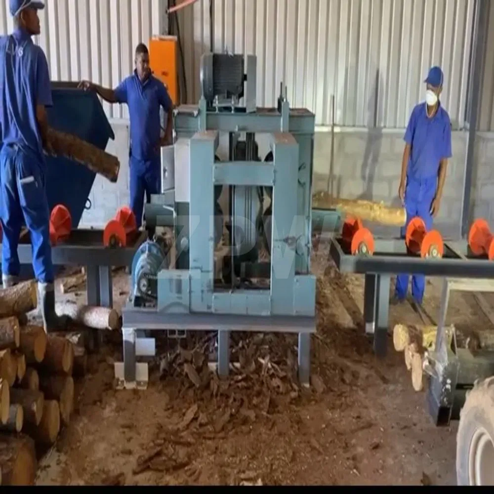 Efficient Tree Bark Peeling Debarker Machine for Wood Pellets Production