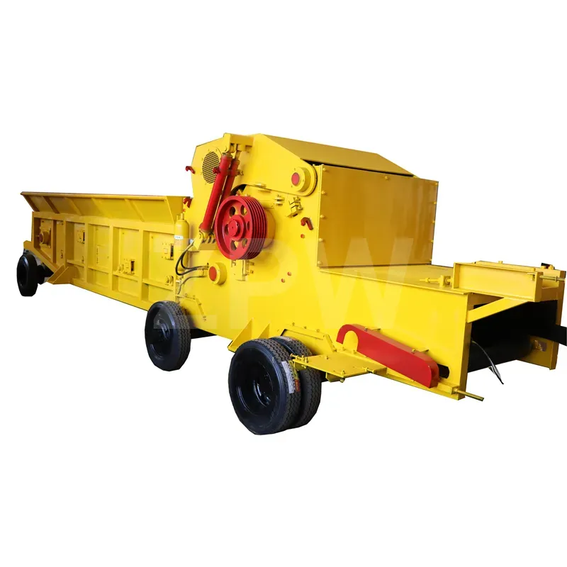 Efficient Drum Wood Chipper & Branch Shredder Machine for Wood Waste ...