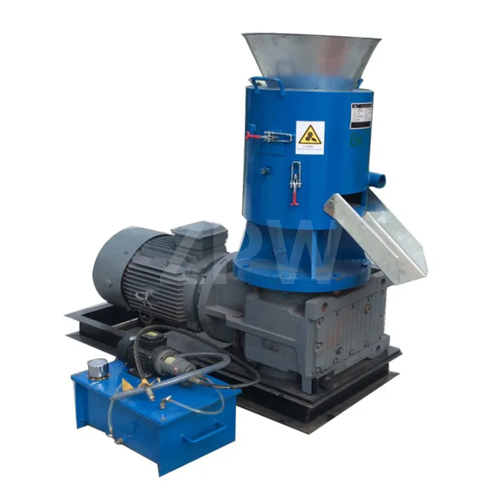 High-Efficiency 300 Flat Die Pellet Press for Wood Pellet Production