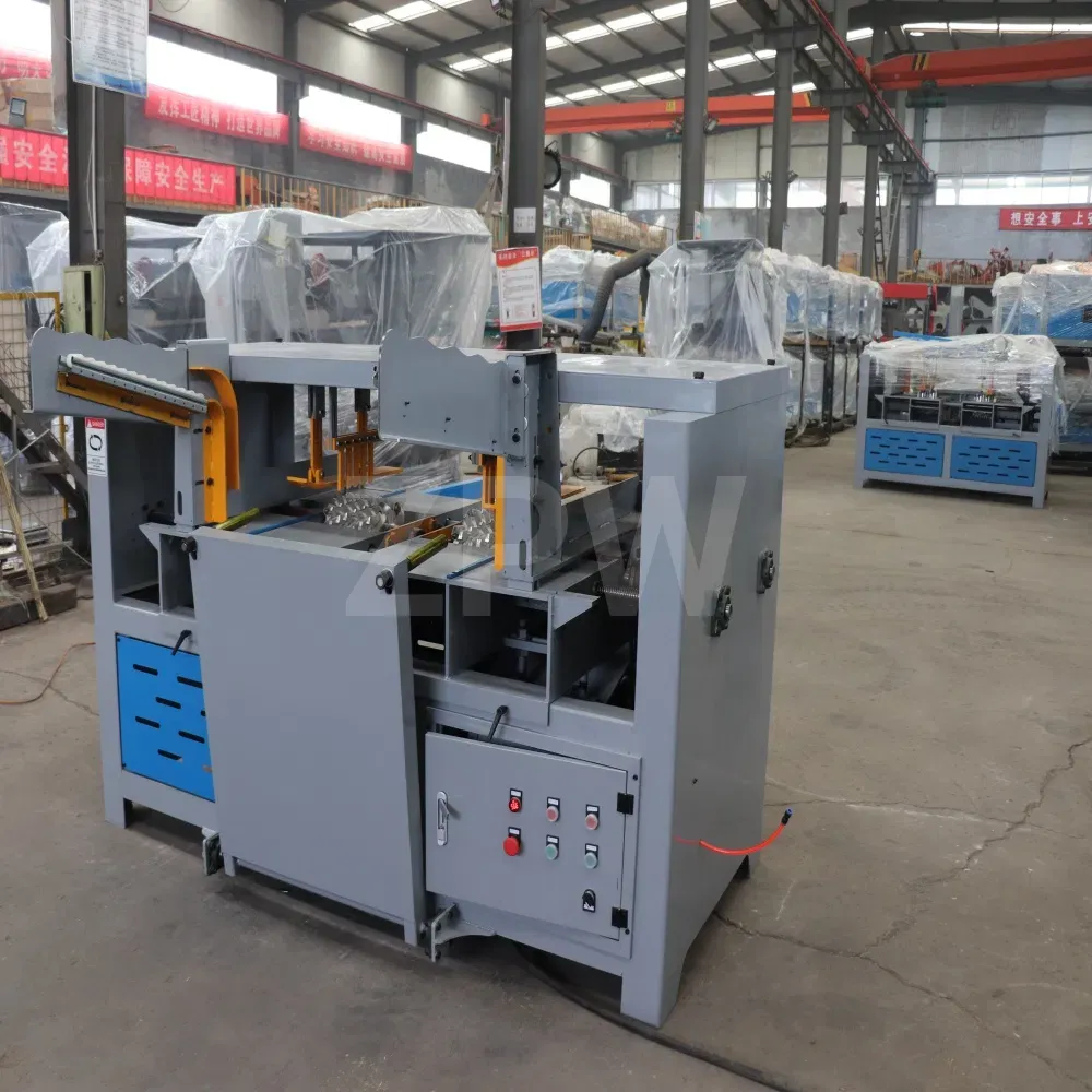 Efficient Double-Head Wooden Pallet Notcher for Stringer Pallet Notching