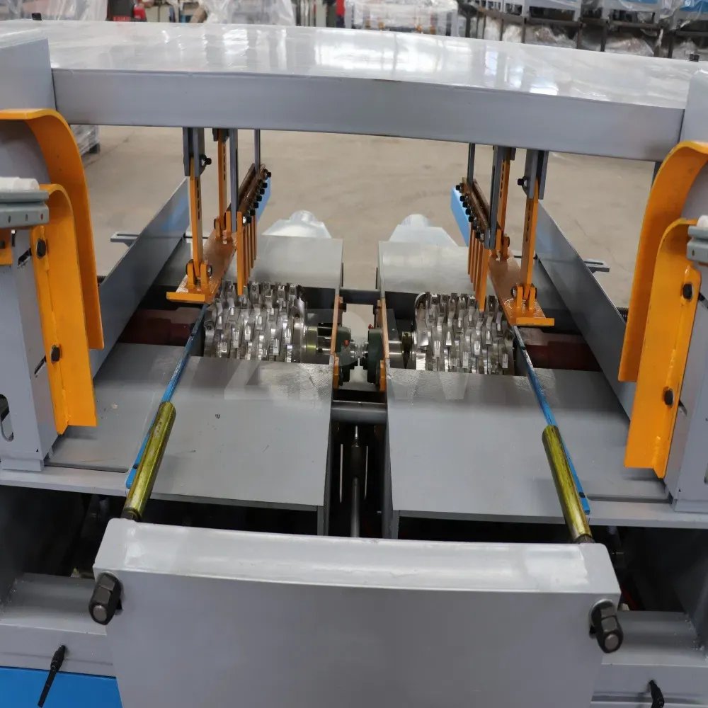 Efficient Double-Head Wooden Pallet Notcher for Stringer Pallet Notching