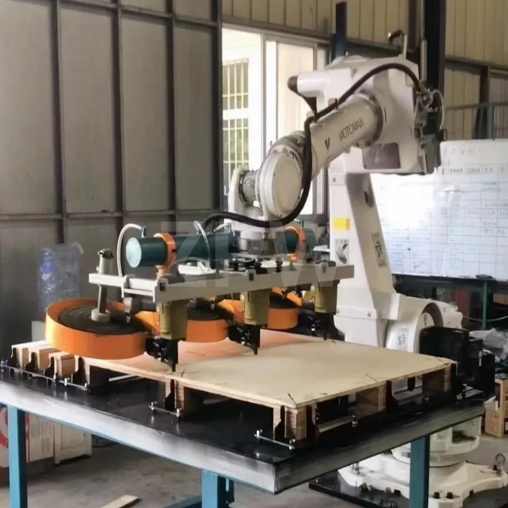 Efficient Automatic Wood Pallet Nailing Robot for Streamlined Production