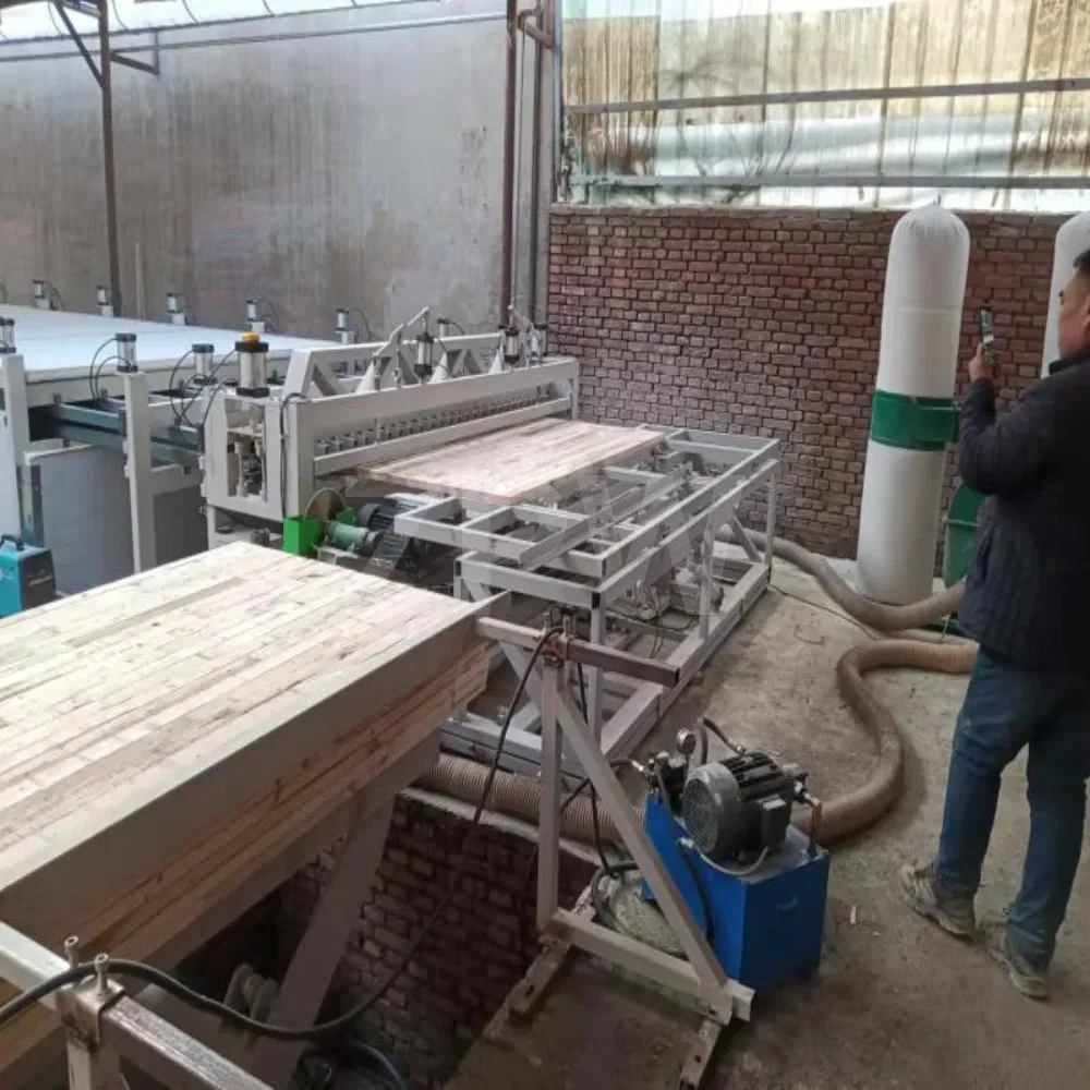 High-Efficiency Auto Edge Gluing Press for Finger Joint Board Production