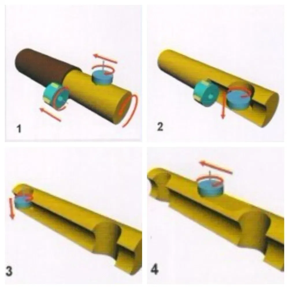 Wood Log Post Milling Machine for Efficient Wood House Construction