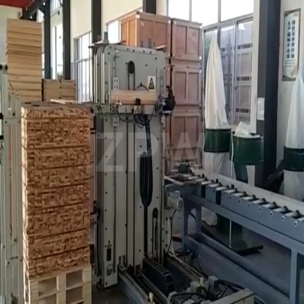 Efficient Timber Stacker: Wood Finger Joint Board Stacking Machine for ...