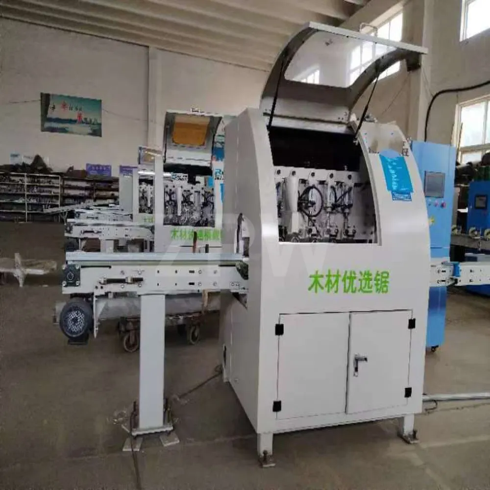 Efficient Cross Cut Saw for Fast Knot Removal & Length Optimization