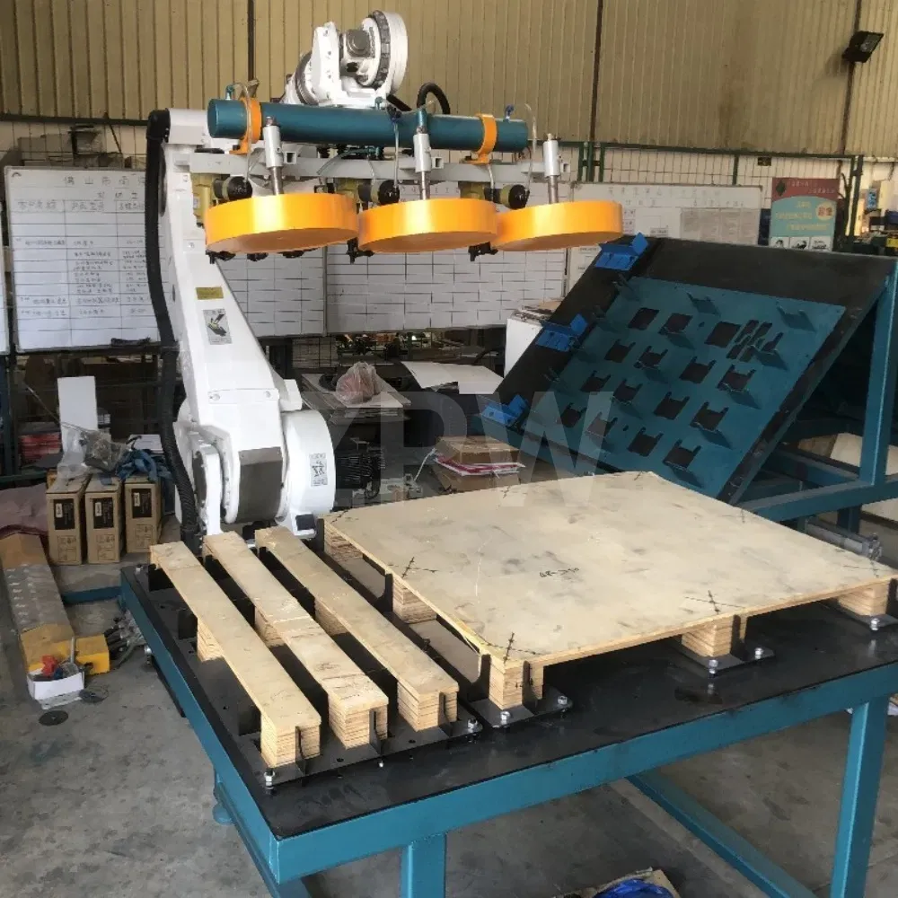 Efficient American Wood Pallet Nailing Robot for Precise Production ...