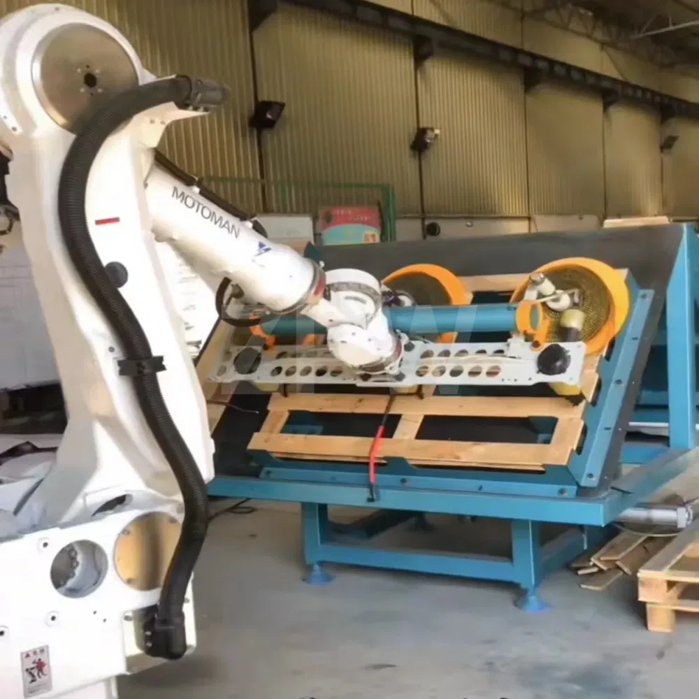 Efficient Automatic Robot for Streamlined Wooden Pallet Production Process