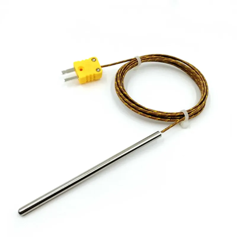 High Temperature Stainless Steel K Type Thermocouple Temperature Probe