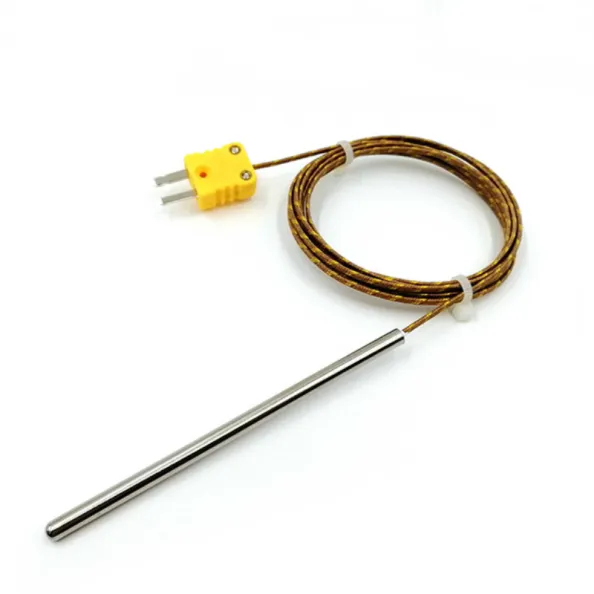 High Temperature Stainless Steel K Type Thermocouple Temperature Probe