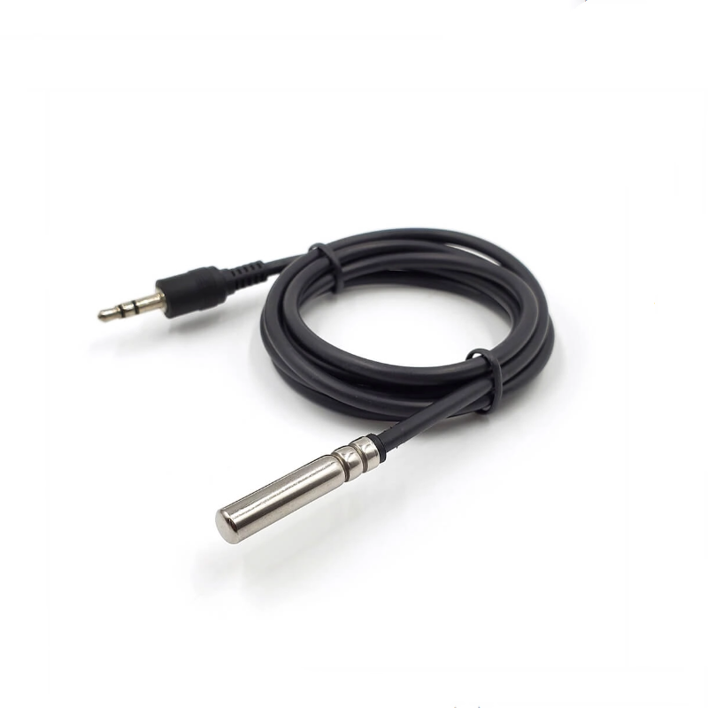OD6x30mm 1-Wire DS18B20 Digital Temperature Sensor with 3.5mm Jack Plug ...