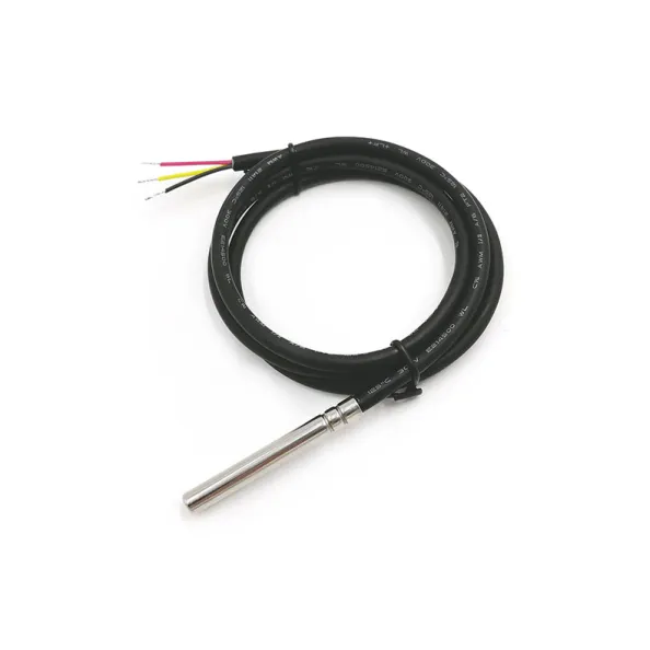 Waterproof Digital Temperature Sensor DS18B20 with Silicone Cable
