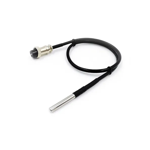 Threaded 1-Wire DS18B20 Temperature Sensor with M8 Connector for ...