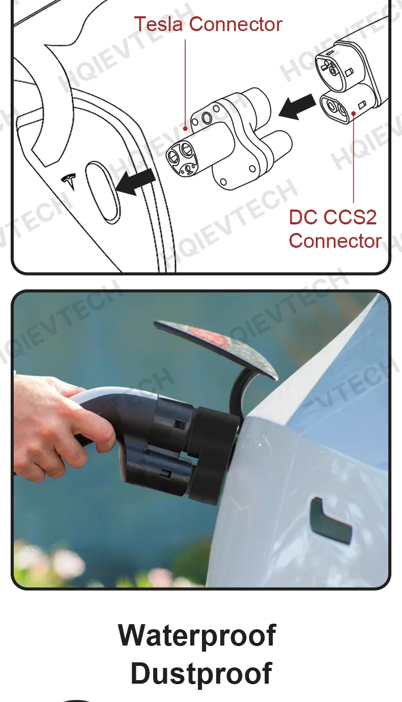 CCS2 to Tesla Charging Adapter