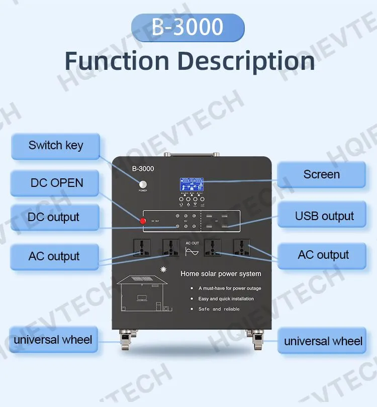 Portable Lead-Acid power station 3000w