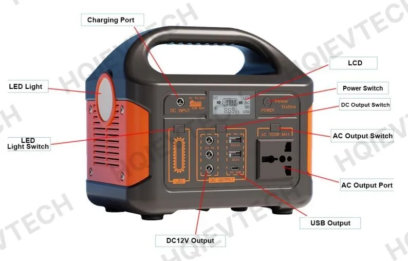 Solar Portable Power Station 300W