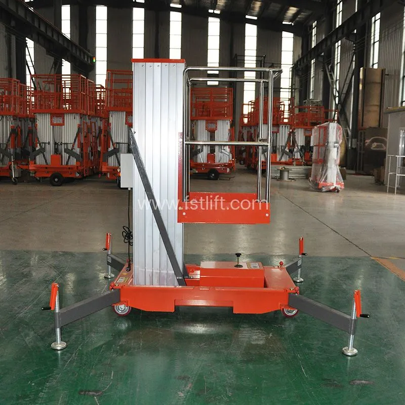 Single Person Hydraulic Lift| Single Mast Lift