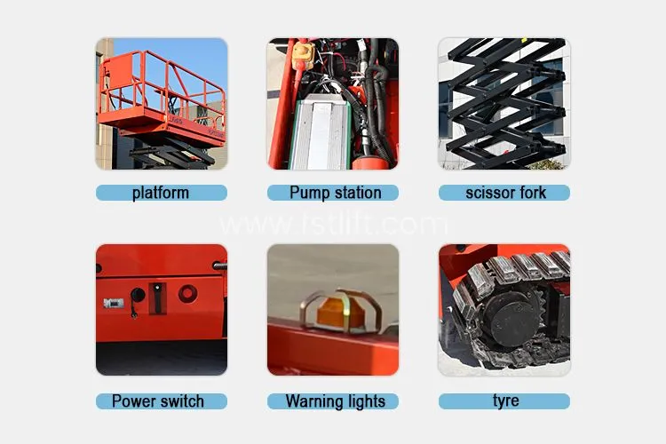 6m-12m Crawler Scissor Lift