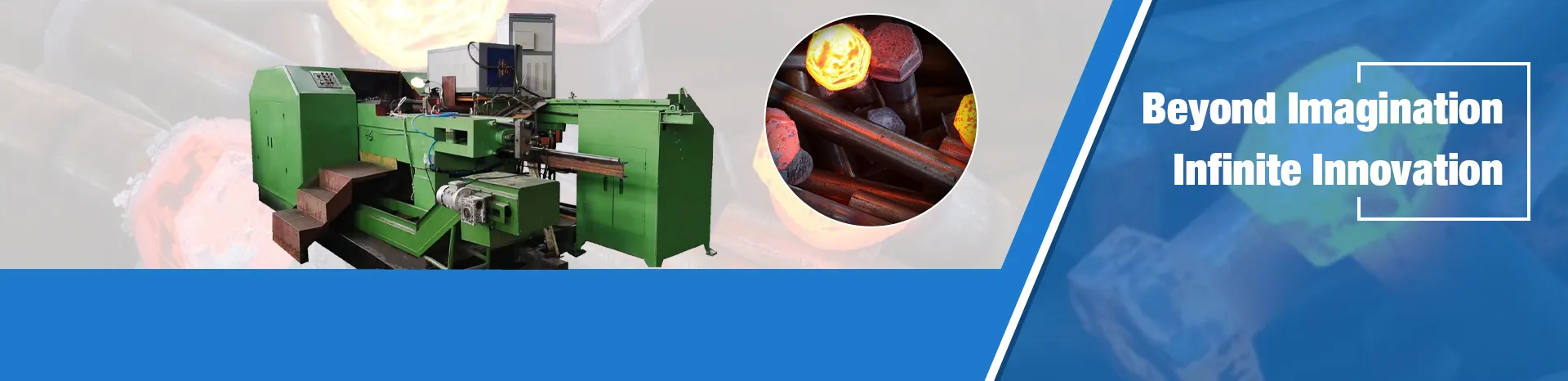 Nut hot forging production line