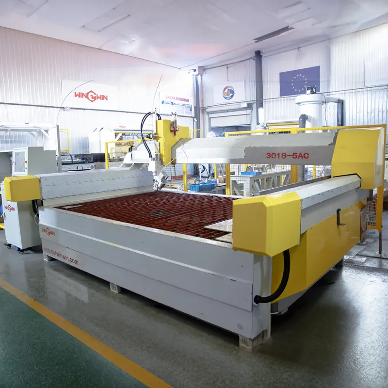 5 axis waterjet cutting machine