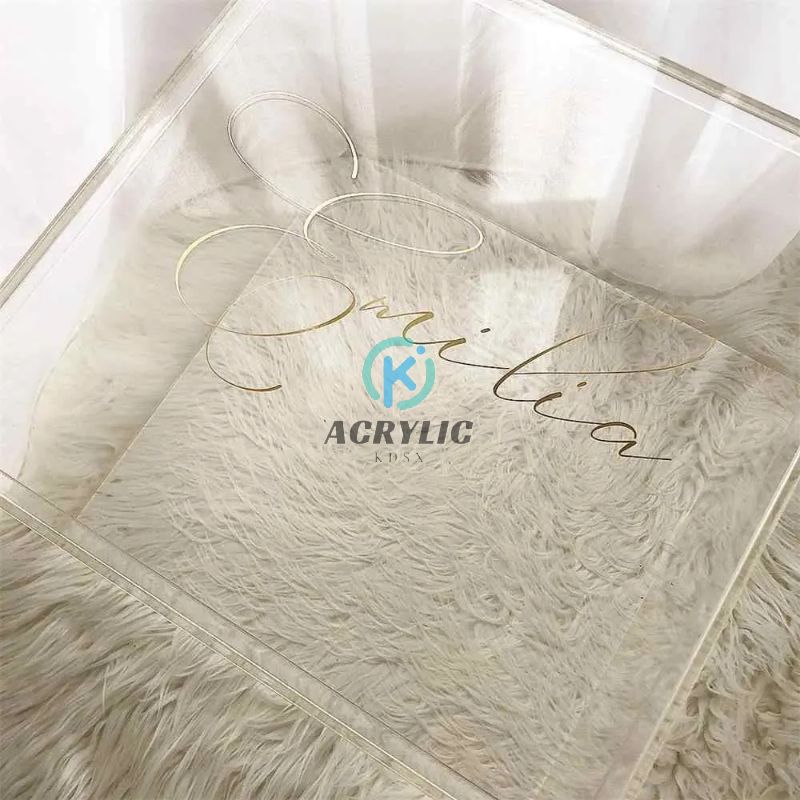 Clear Acrylic Keepsake Box