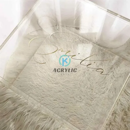 Clear Acrylic Keepsake Box