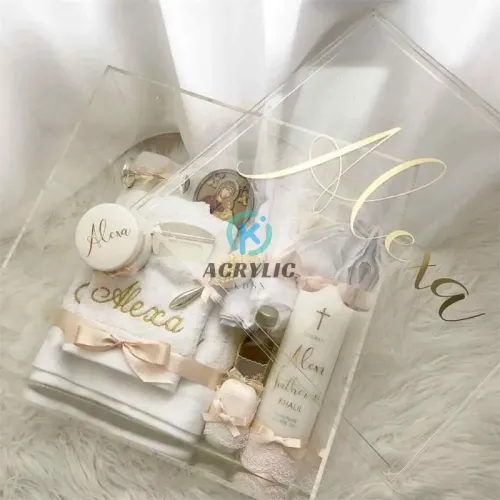 Clear Acrylic Keepsake Box