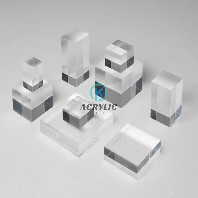 Acrylic Logo Block, Transparent Acrylic Blocks with logo imprinted