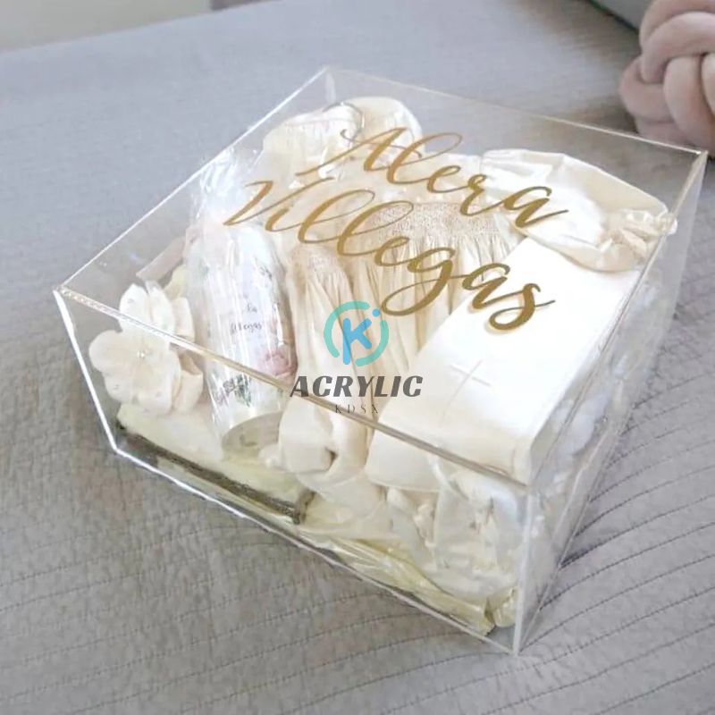 Clear Acrylic Keepsake Box