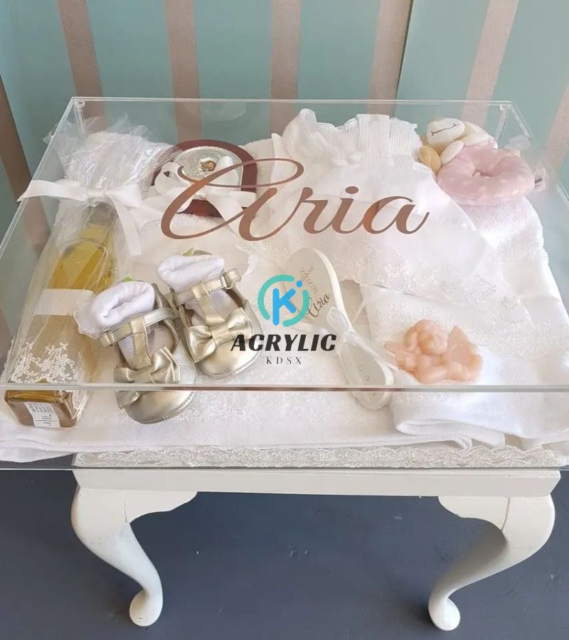 Clear Acrylic Keepsake Box