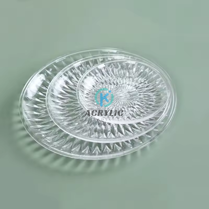 Acrylic plate candy snack dry fruit decoration tray Displayware