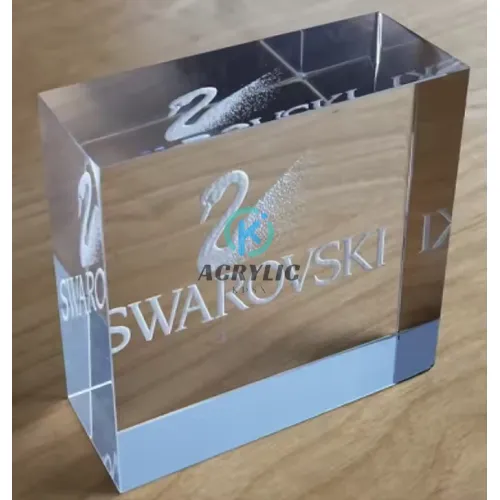 Custom Brand Acrylic Block