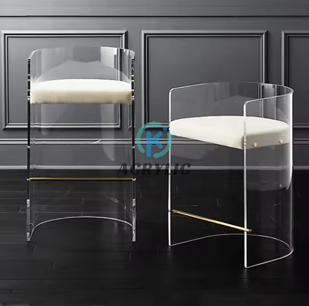 Unique Designed clear acrylic stools Acrylic Stool Chair Lucite High ...