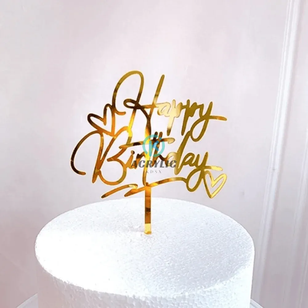 OEM Manufacture Customized Wedding Cake Topper Insert Card