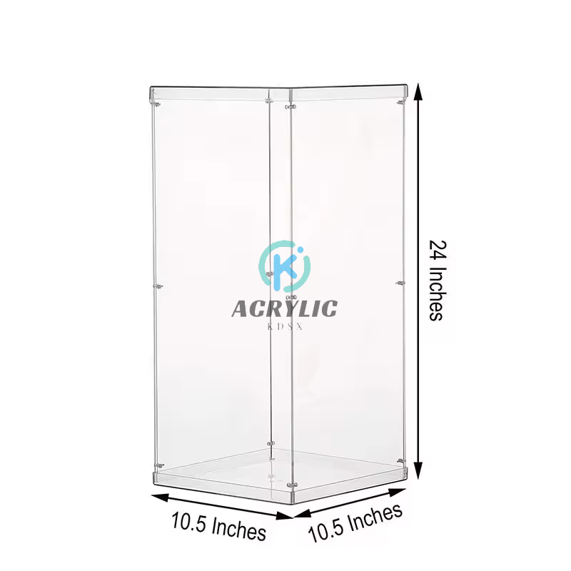 Rectangular Tall Stand Elegant Clear acrylic wedding table centerpieces ...