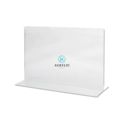 Acrylic Sign Holder Table Menu Display Stand Double Sided
