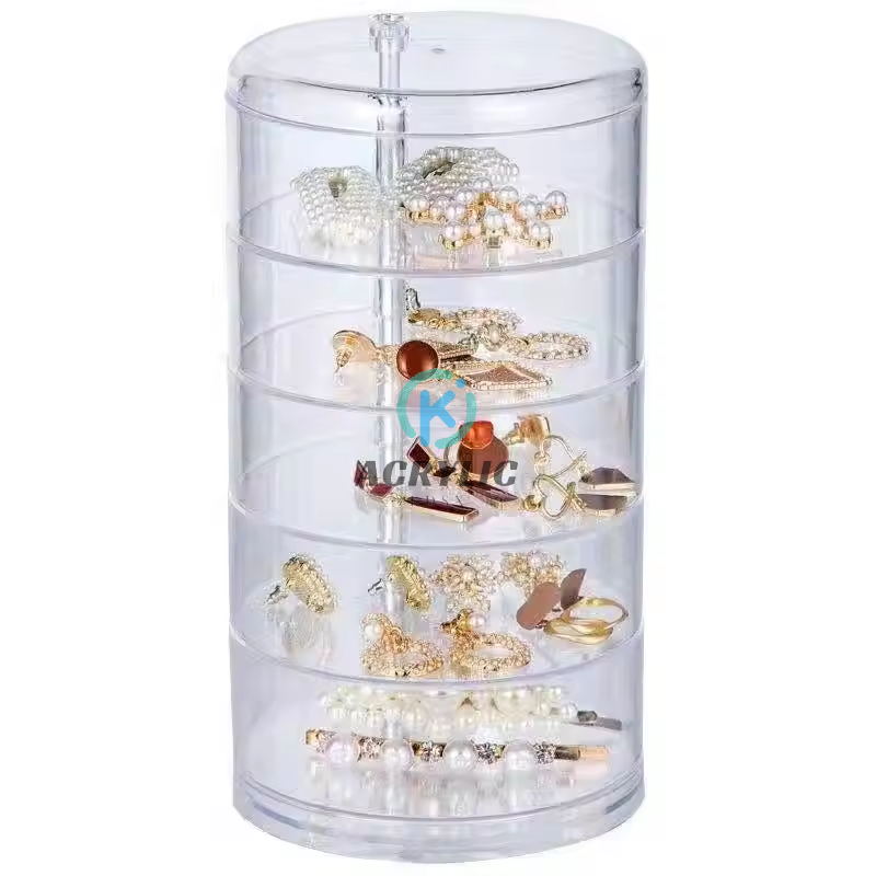 Acrylic Rotating Jewelry Organizer