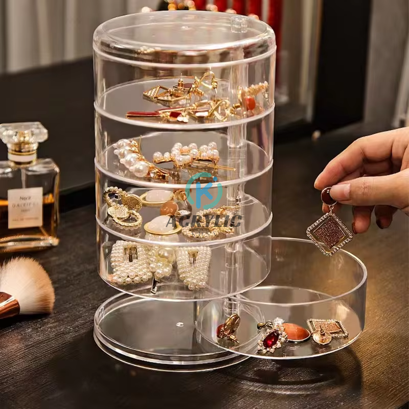 Acrylic Rotating Jewelry Organizer