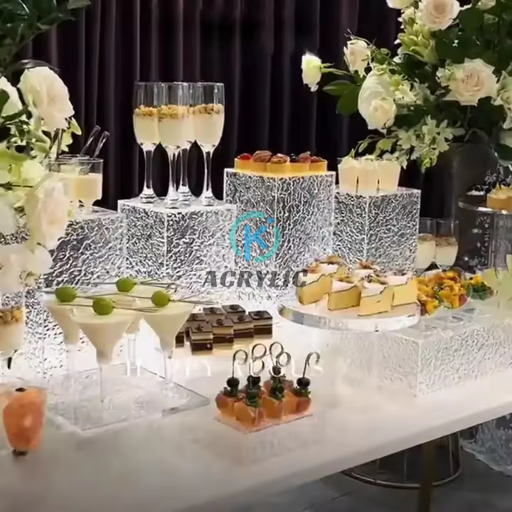 Acrylic Dessert Table Buffet Riser Stand