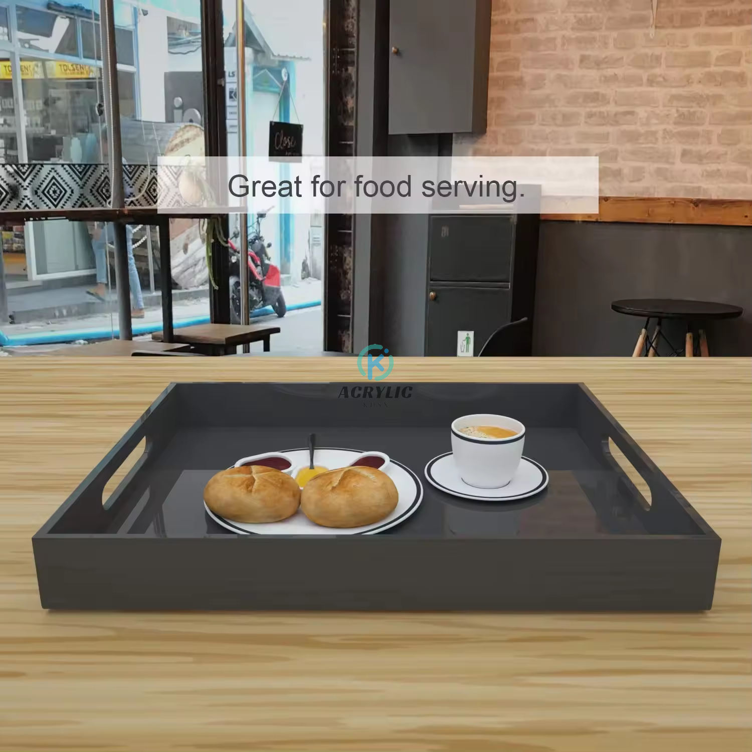 Serving Tray Wholesale Clear Stacking Lucite Tray Acrylic Trays