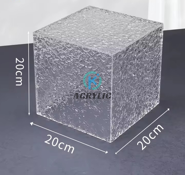 Acrylic Food Cubes White Plinth Food Stand Acrylic Display Riser Buffet ...