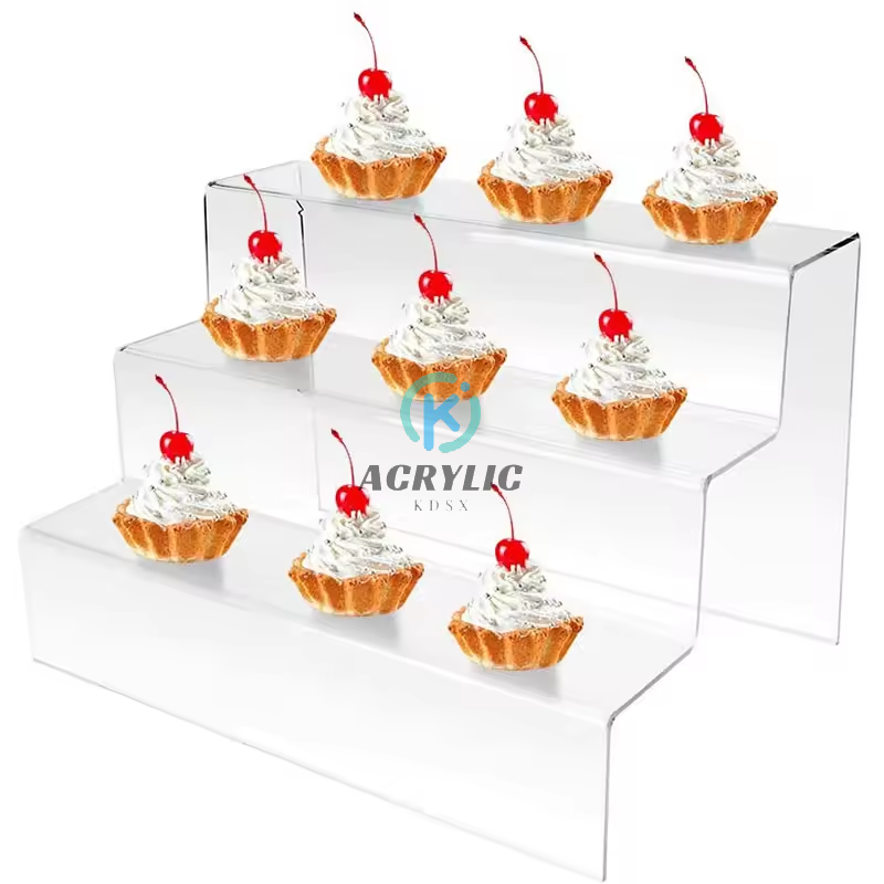 Acrylic Display Riser Stand for Cabinet Decoration