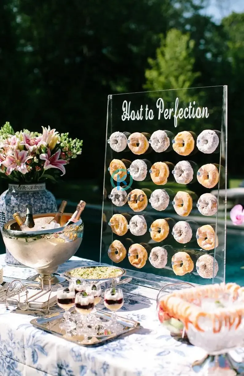 Acrylic Donut Wall Display Custom Clear Acrylic Donut Wall Display